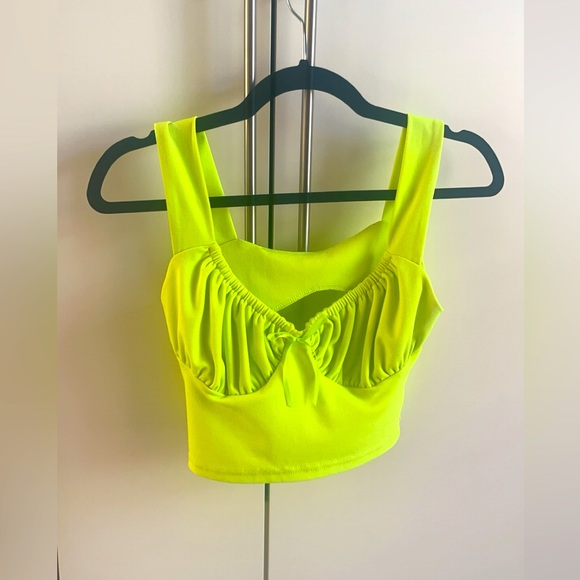 Tops | Neon Crop Top | Poshmark